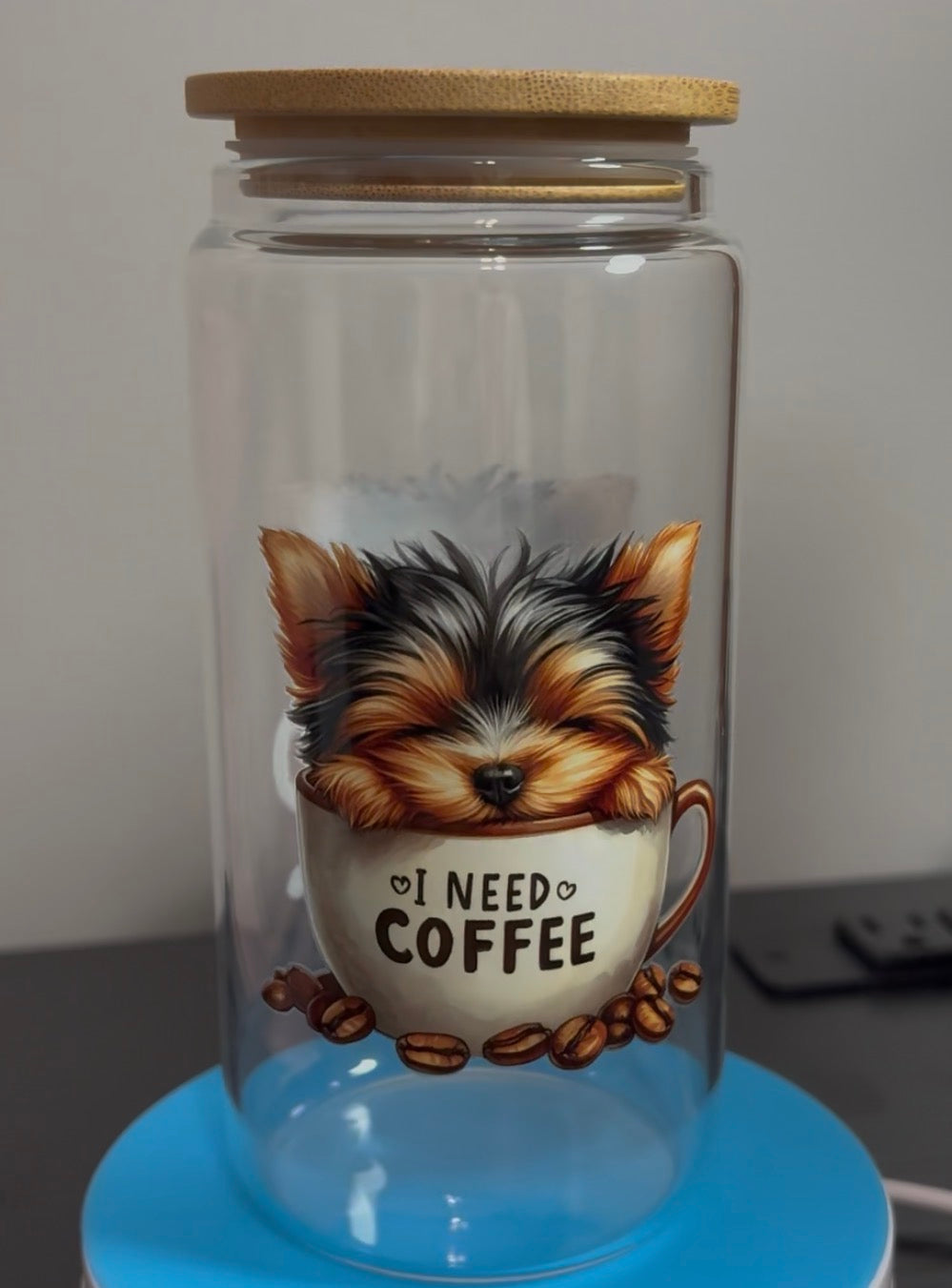 20oz. Sunflower & Leopard Wrap #3 – Cusson Creations